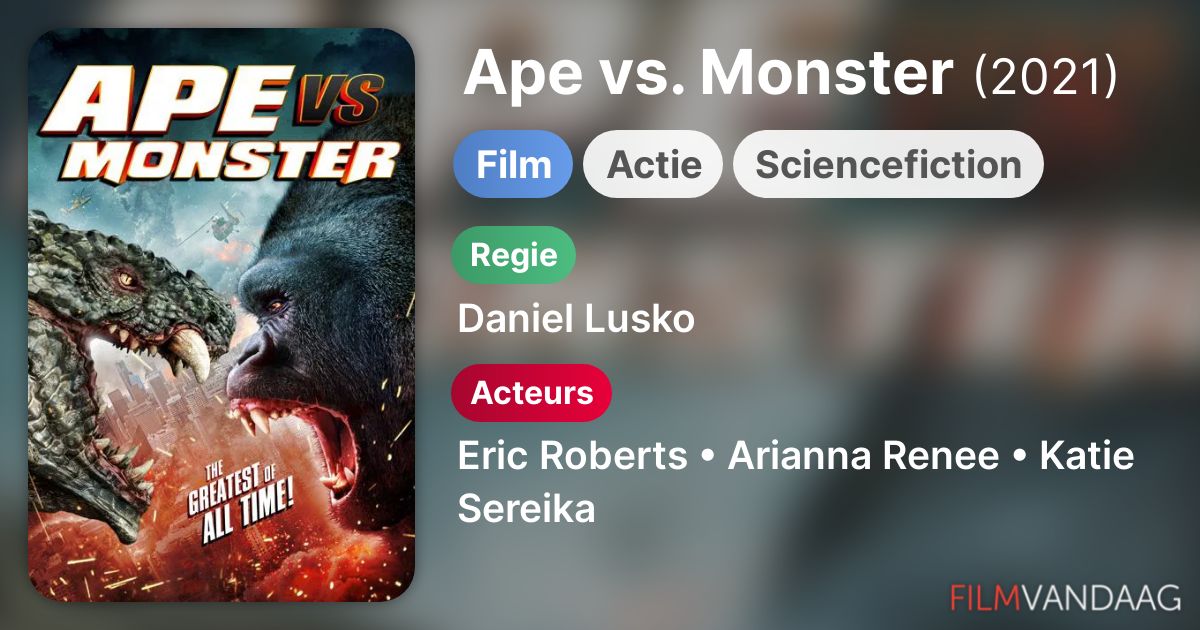 Ape vs. Monster (film, 2021) - FilmVandaag.nl