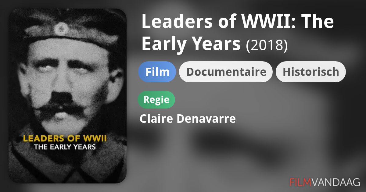 Leaders of WWII: The Early Years (film, 2018) - FilmVandaag.nl