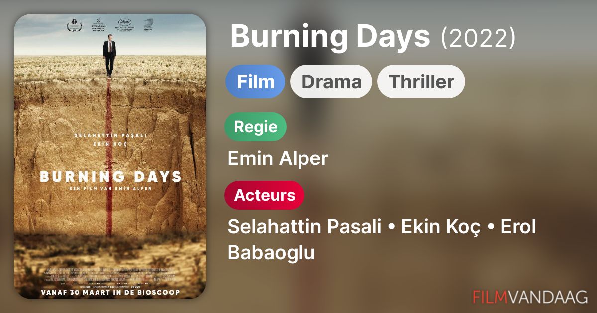 Burning Days (film, 2022) - FilmVandaag.nl