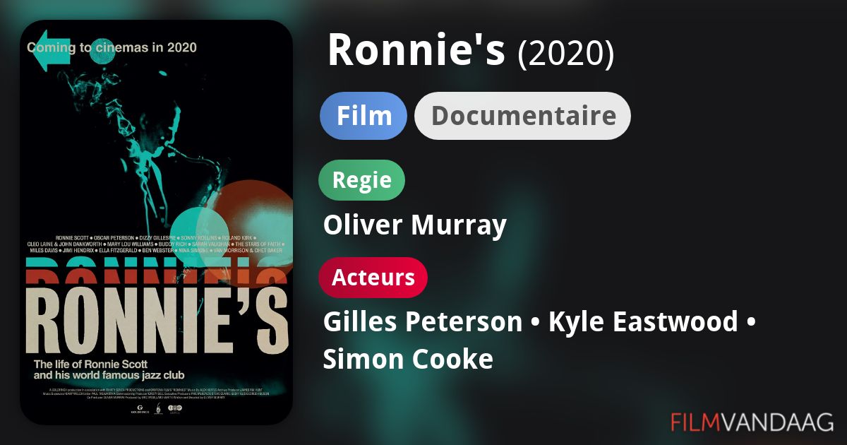 Ronnie's (film, 2020) - FilmVandaag.nl