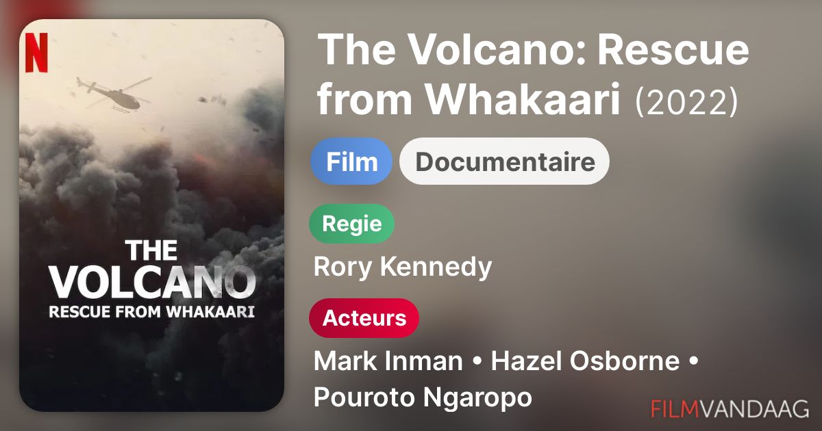 The Volcano: Rescue from Whakaari (film, 2022) - FilmVandaag.nl