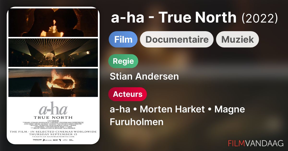 a-ha - True North (film, 2022) - FilmVandaag.nl