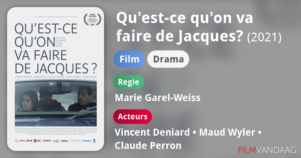 Qu'est-ce qu'on va faire de Jacques? (film, 2021) - FilmVandaag.nl