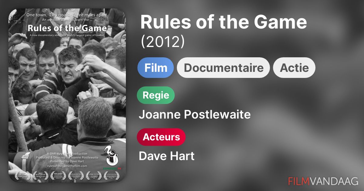 Rules of the Game (film, 2012) - FilmVandaag.nl