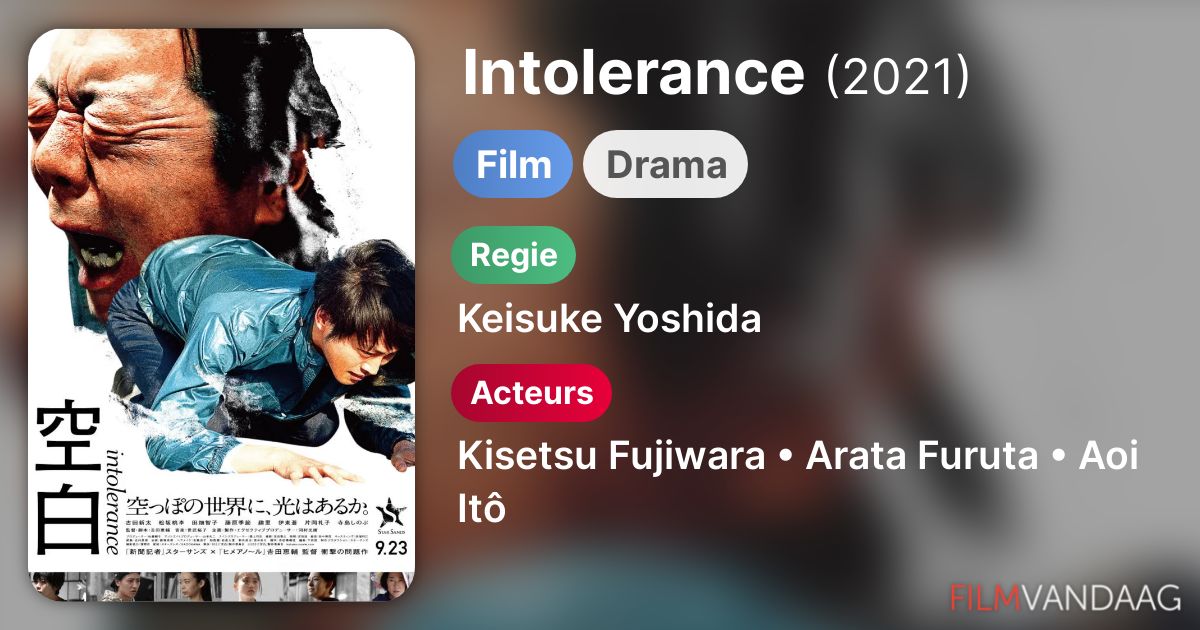 Intolerance (film, 2021) - FilmVandaag.nl