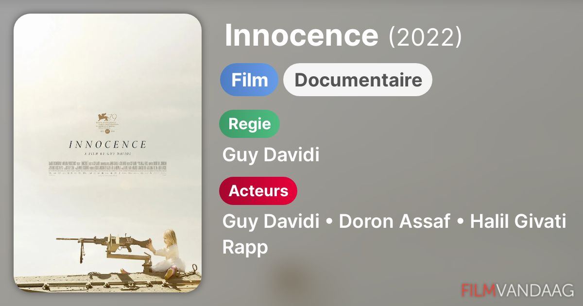 Innocence (film, 2022) - FilmVandaag.nl