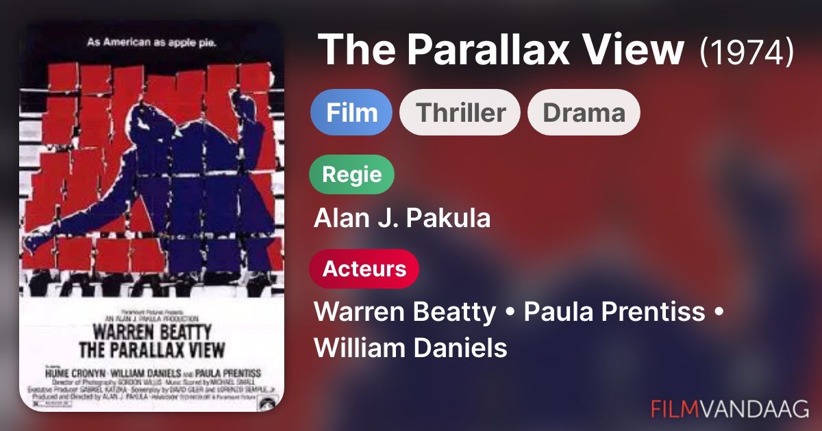 The Parallax View (film, 1974) - FilmVandaag.nl