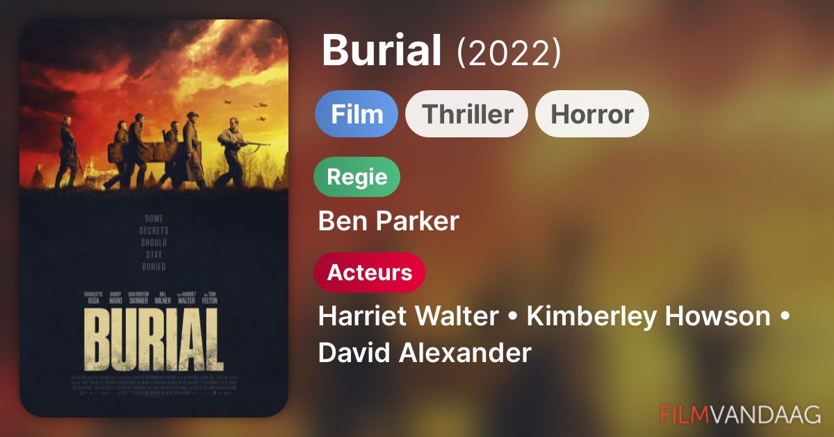 Burial (film, 2022) - FilmVandaag.nl