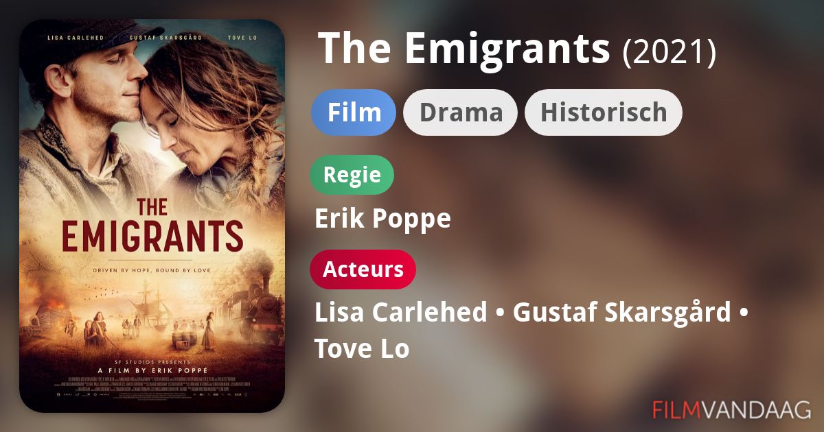 The Emigrants (film, 2021) - FilmVandaag.nl