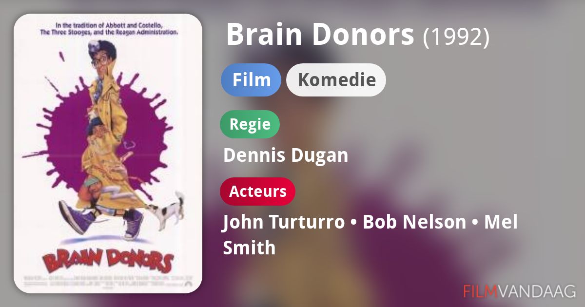 Brain Donors (film, 1992) - FilmVandaag.nl