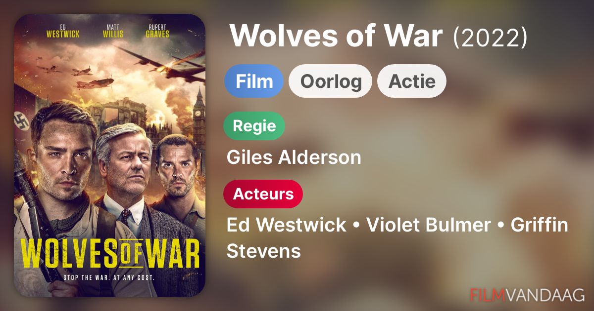Wolves of War (film, 2022) - FilmVandaag.nl