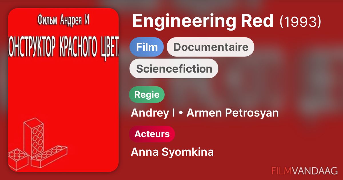 Engineering Red (film, 1993) - FilmVandaag.nl