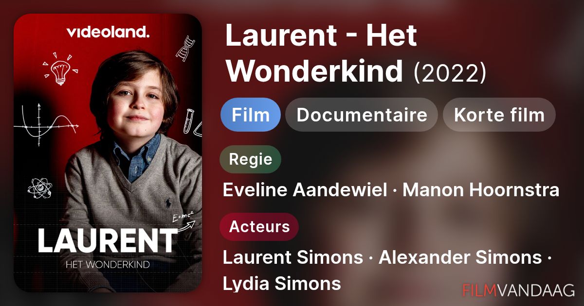 Laurent - Het Wonderkind (film, 2022) - FilmVandaag.nl