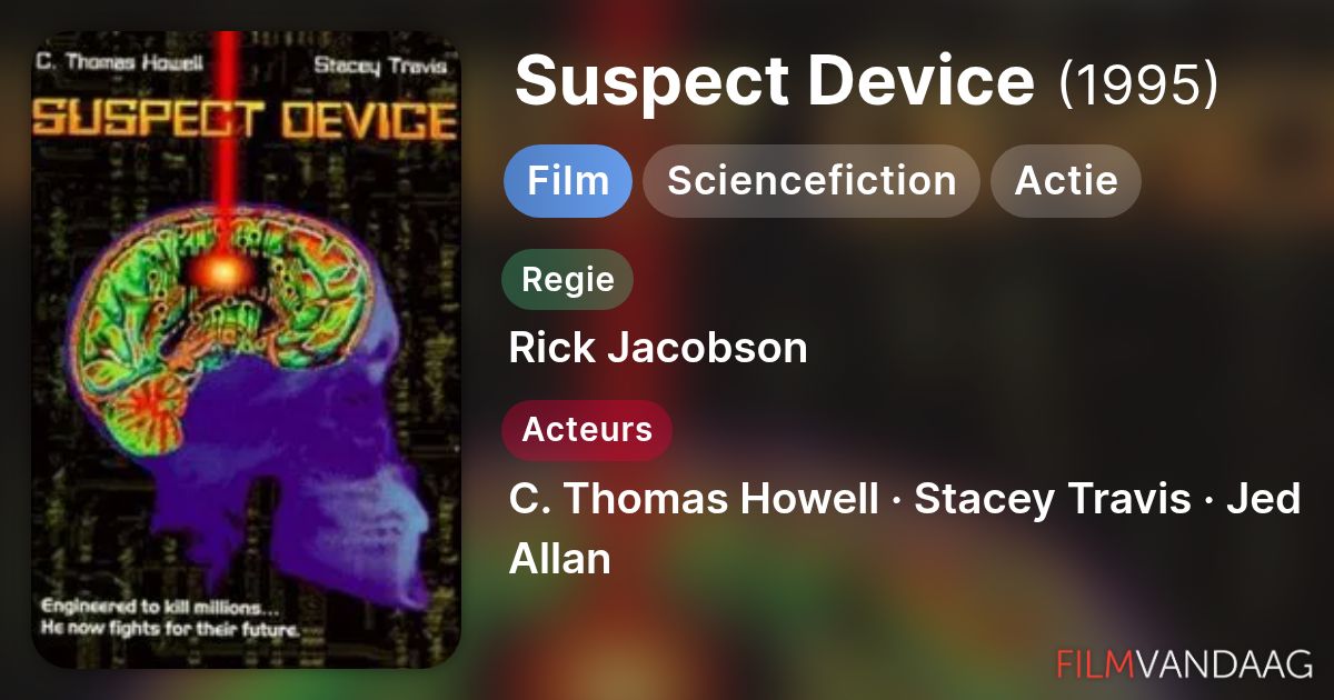 Suspect Device (film, 1995) - FilmVandaag.nl