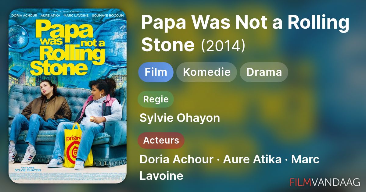 Papa Was Not a Rolling Stone (film, 2014) - FilmVandaag.nl