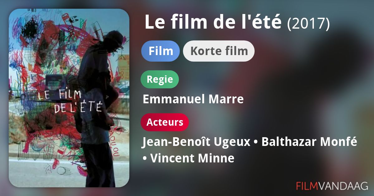 Le film de l'été (film, 2017) - FilmVandaag.nl