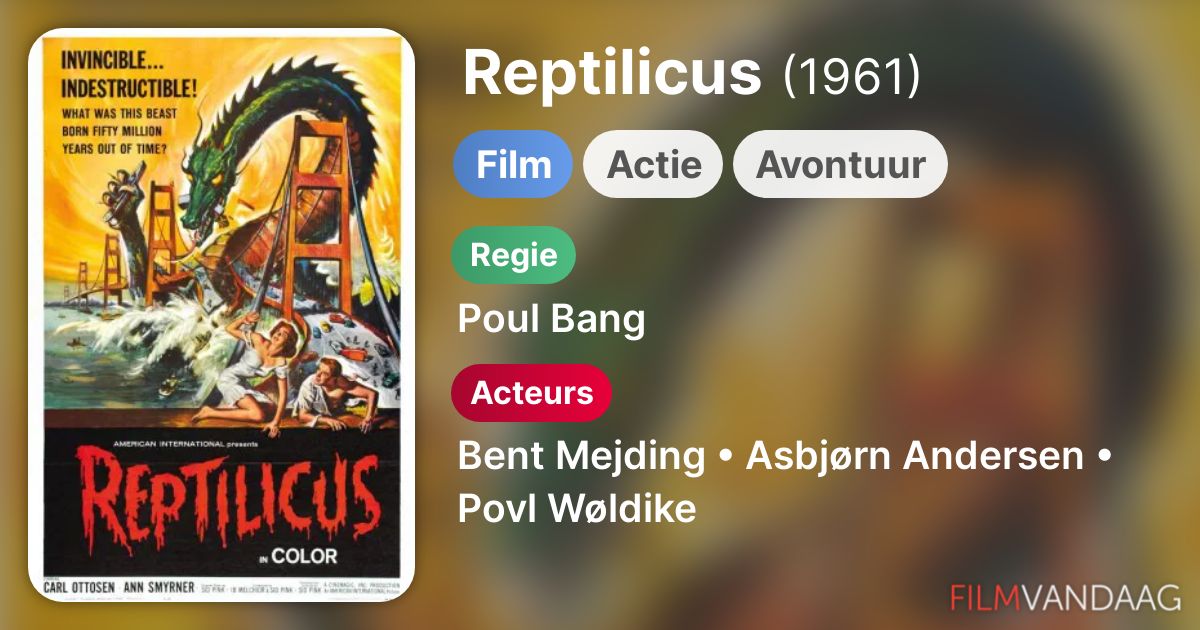 Reptilicus (film, 1961) - FilmVandaag.nl