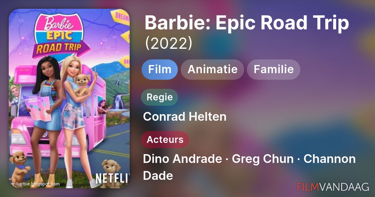 Barbie: Epic Road Trip (film, 2022) - FilmVandaag.nl