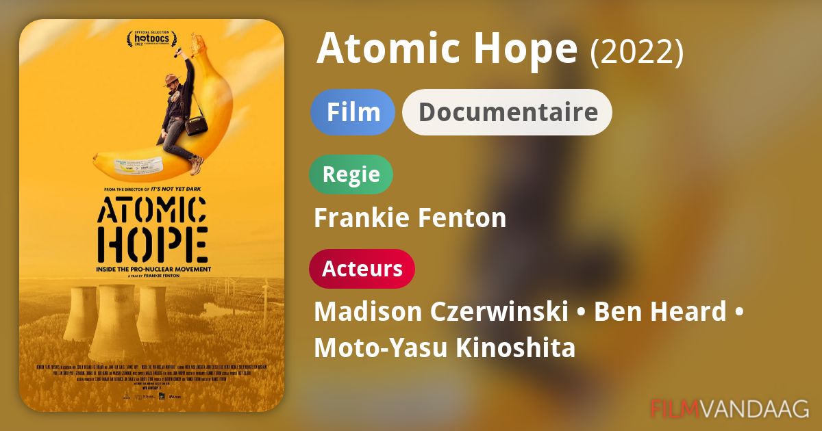 Atomic Hope (film, 2022) - FilmVandaag.nl