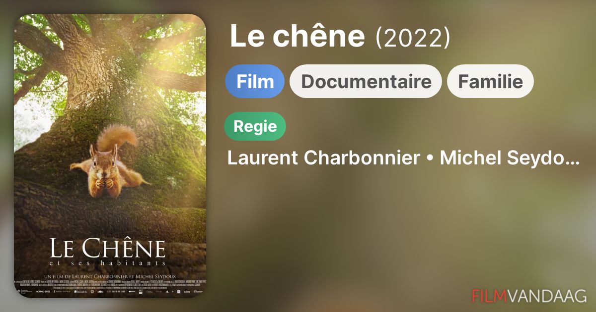 Le chêne (film, 2022) - FilmVandaag.nl
