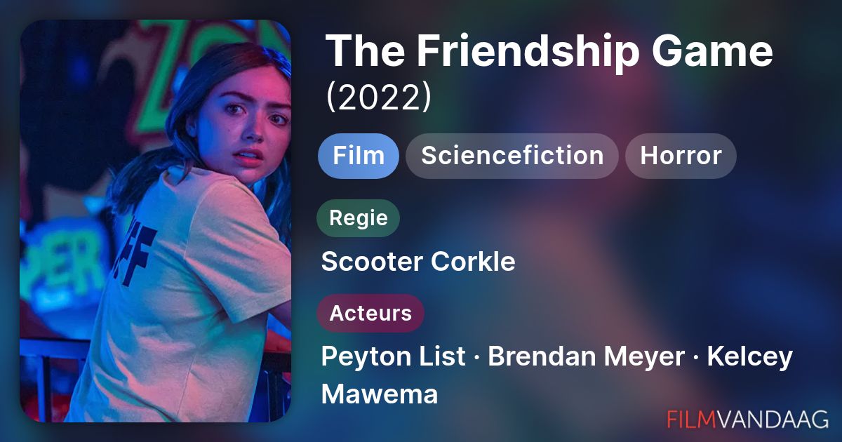 The Friendship Game (film, 2022) - FilmVandaag.nl
