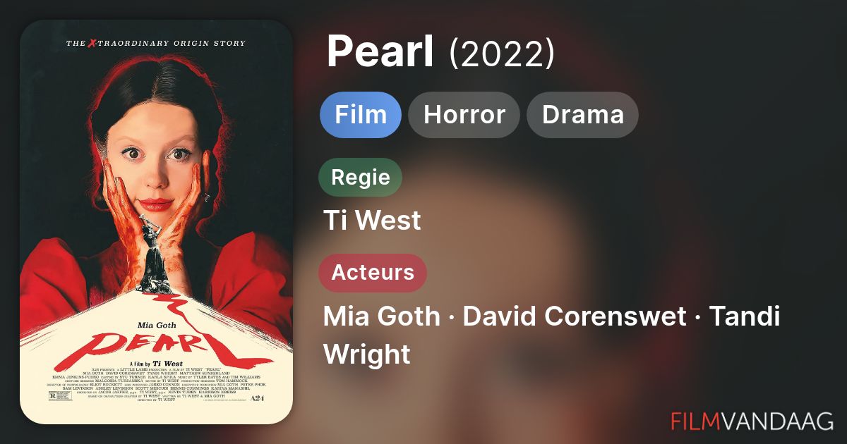 Pearl (film, 2022) - FilmVandaag.nl