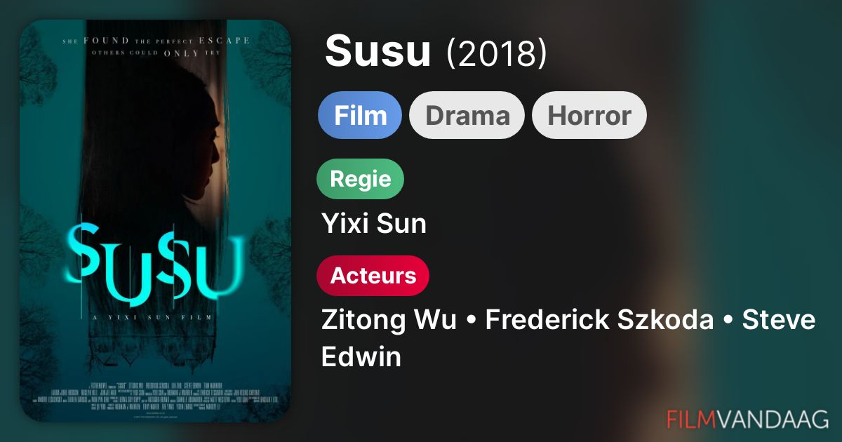 Susu (film, 2017) kopen op dvd of blu-ray - FilmVandaag.nl