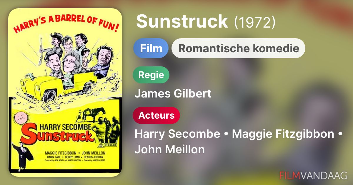 Sunstruck (film, 1972) - FilmVandaag.nl
