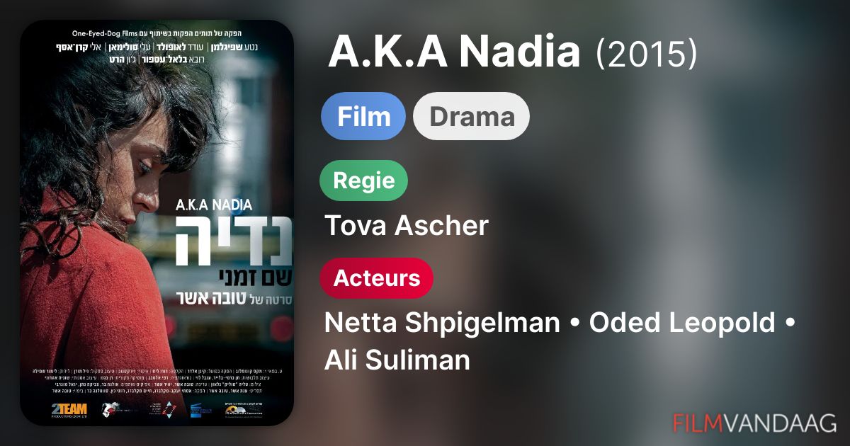 A.K.A Nadia (film, 2015) - FilmVandaag.nl