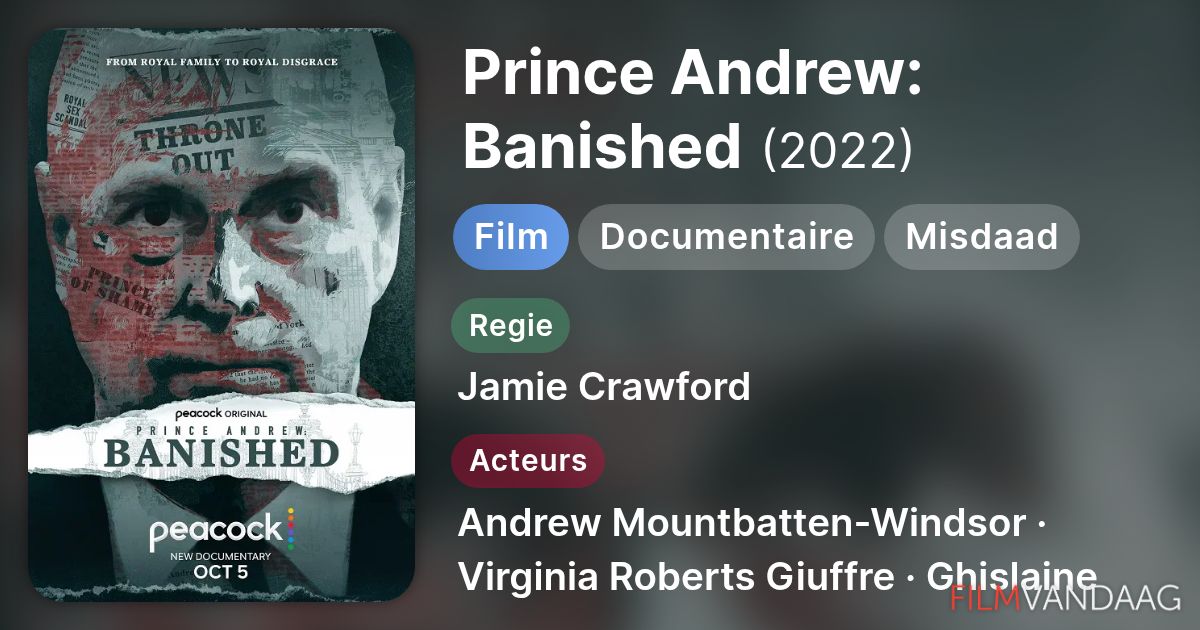Prince Andrew: Banished (film, 2022) - FilmVandaag.nl