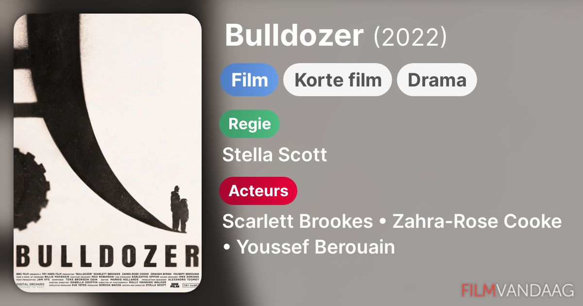 Bulldozer (film, 2022) - FilmVandaag.nl