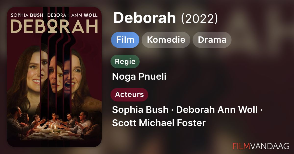 Deborah (film, 2022) - FilmVandaag.nl
