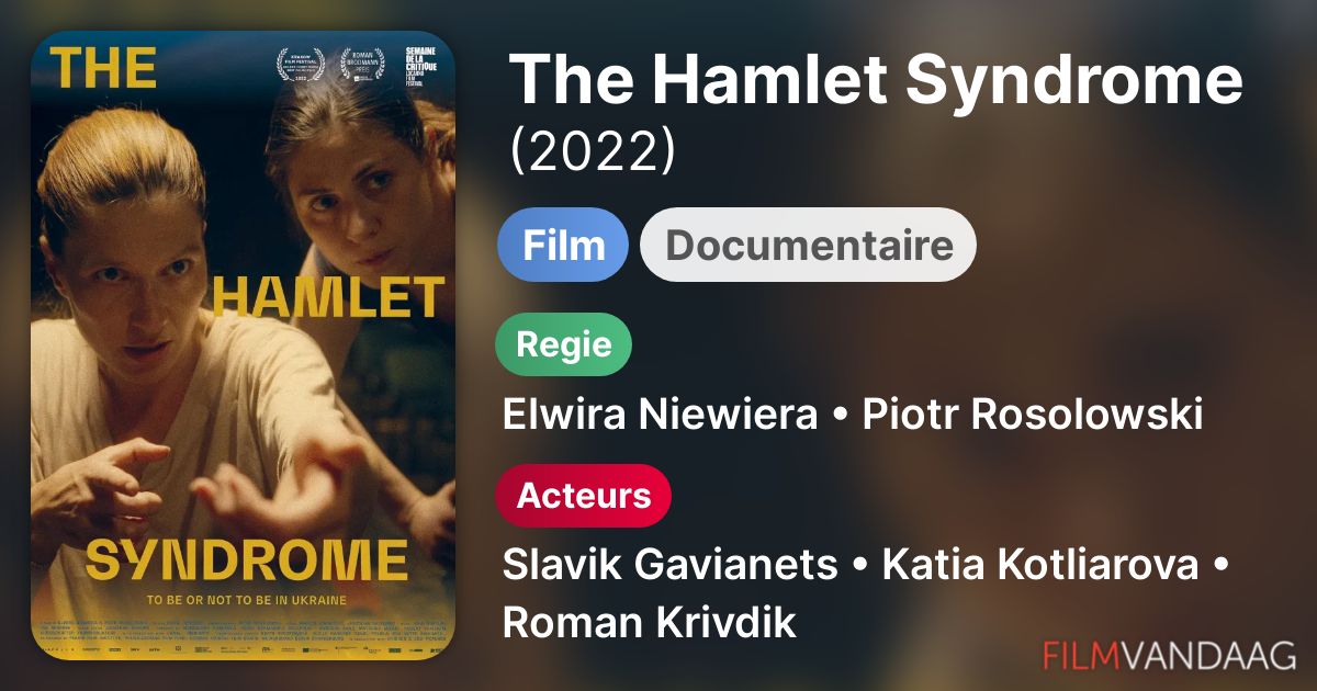 The Hamlet Syndrome (film, 2022) - FilmVandaag.nl