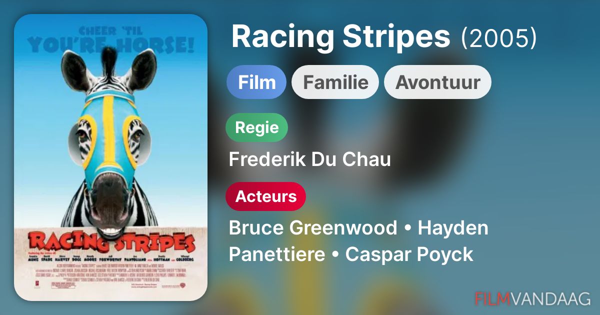 Racing Stripes (film, 2005) - FilmVandaag.nl