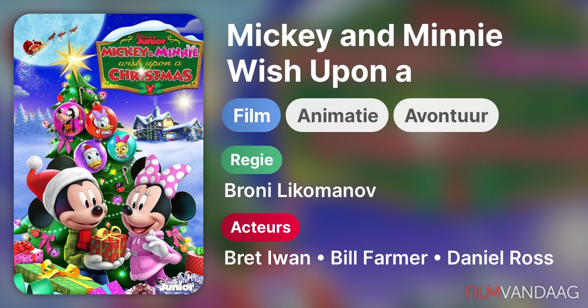 Mickey and Minnie Wish Upon a Christmas (film, 2021) kopen op dvd of ...