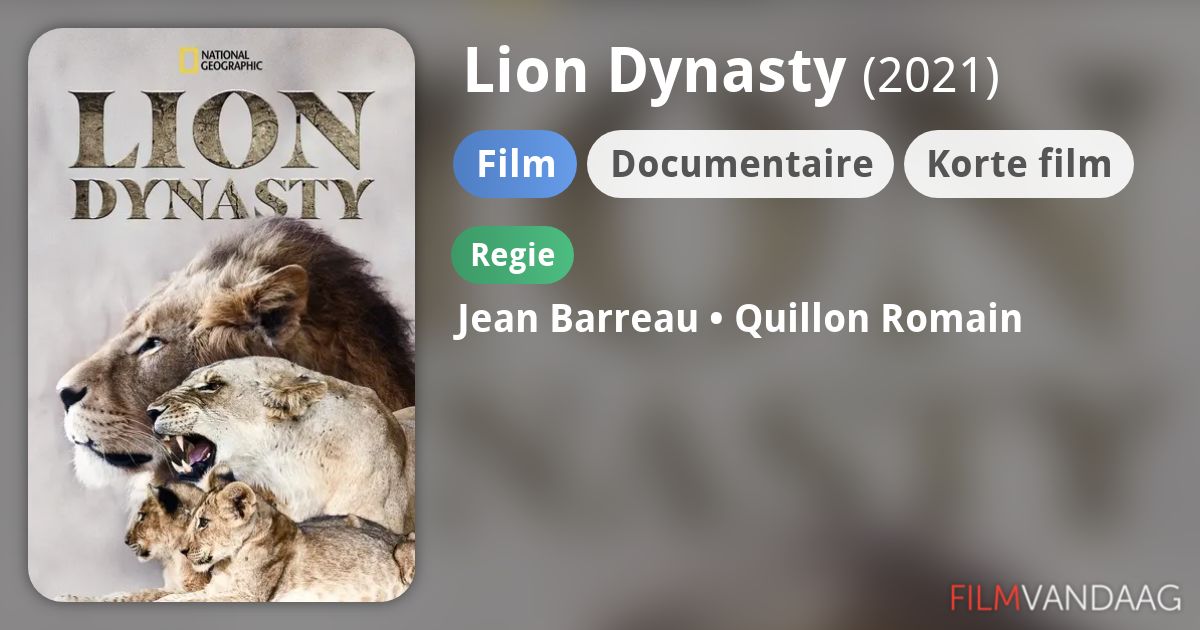 Lion Dynasty (film, 2021) - FilmVandaag.nl