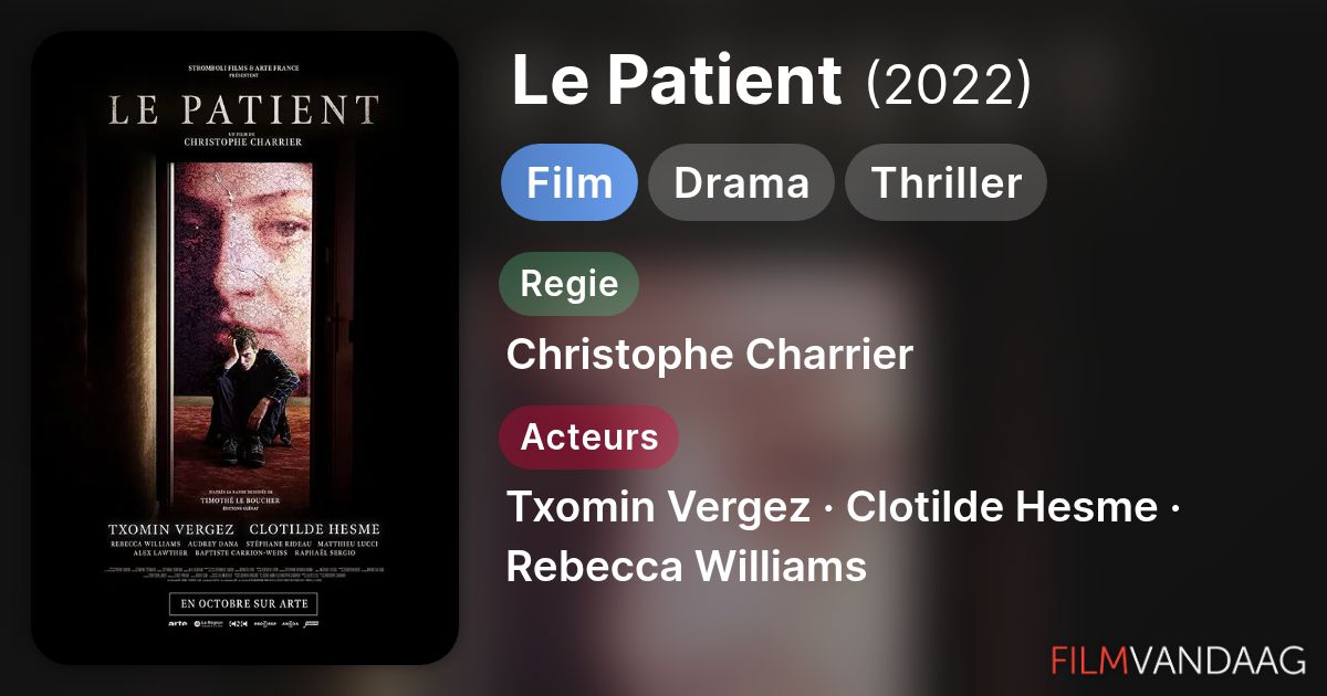 Le Patient (film, 2022) - FilmVandaag.nl