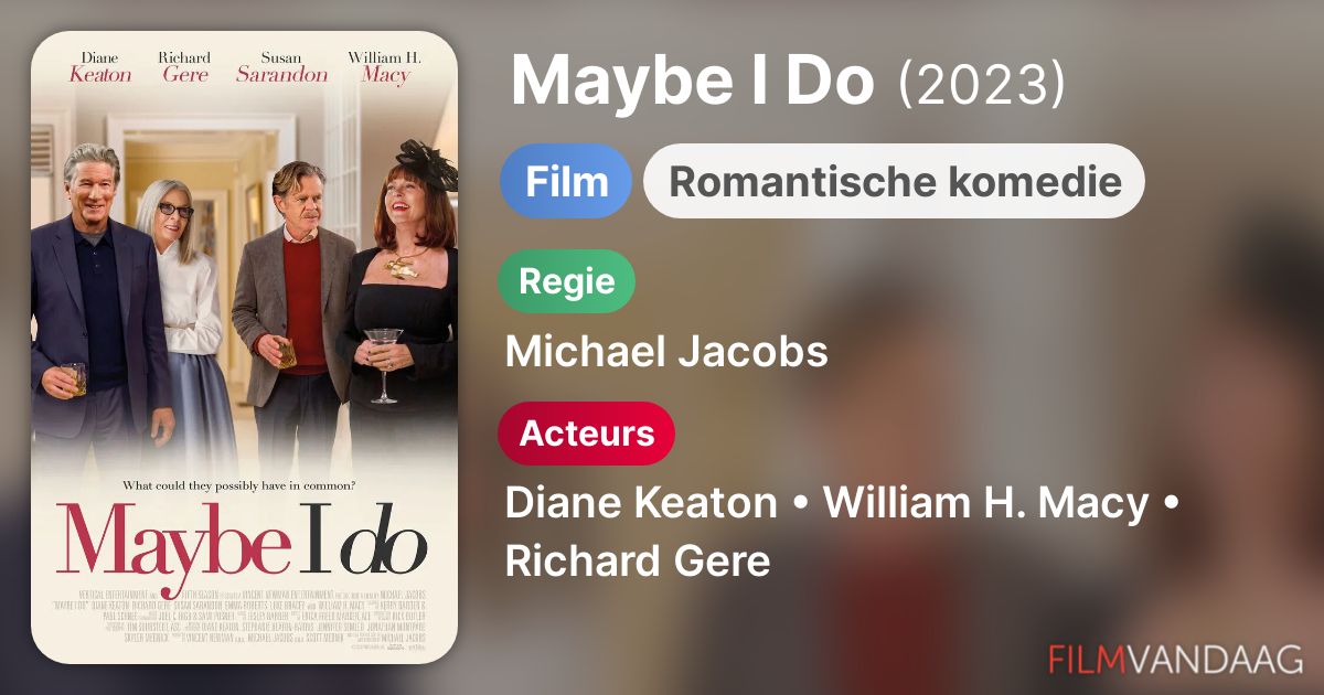 Maybe I Do (film, 2023) - FilmVandaag.nl
