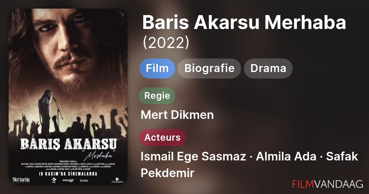 Baris Akarsu Merhaba (film, 2022) Nu Online Kijken - FilmVandaag.nl