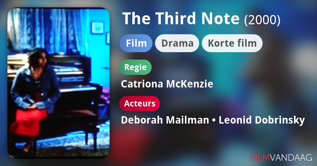 The Third Note (film, 2000) - FilmVandaag.nl