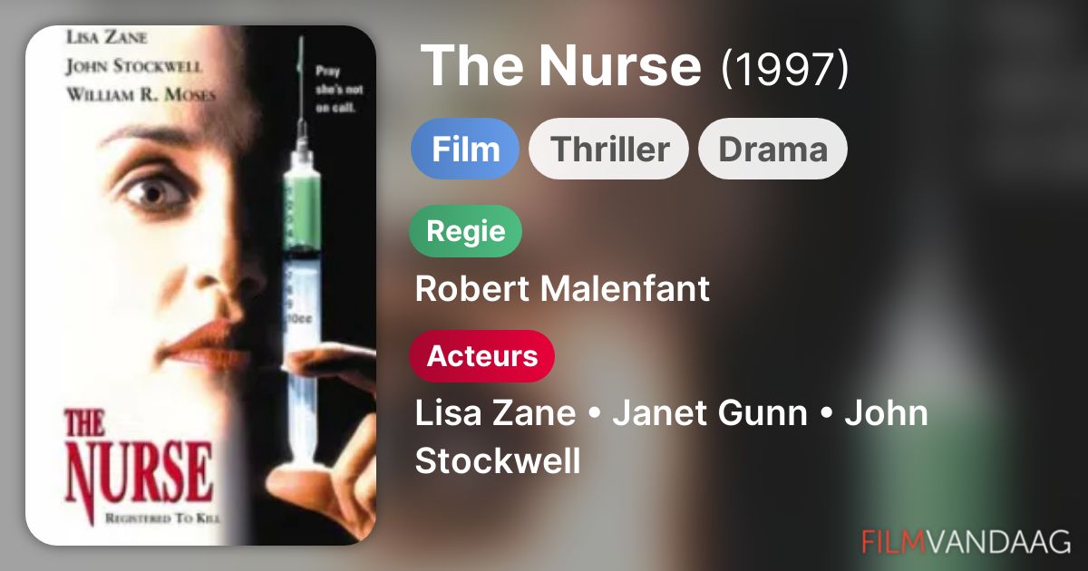 The Nurse (film, 1997) - FilmVandaag.nl