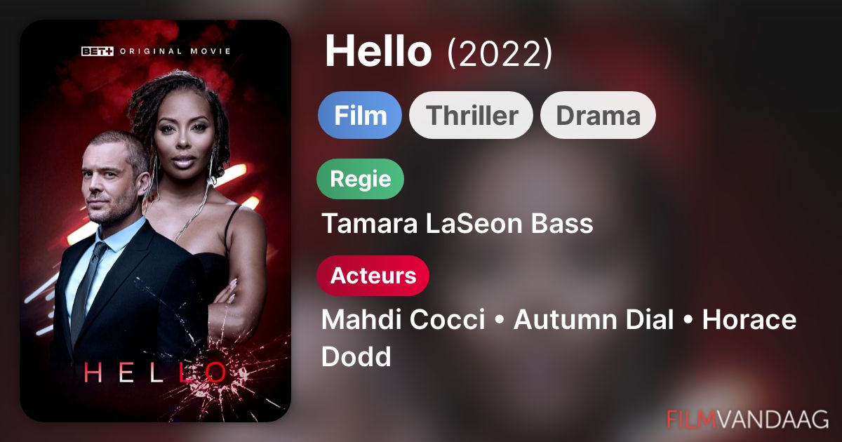 Hello (film, 2022) - FilmVandaag.nl