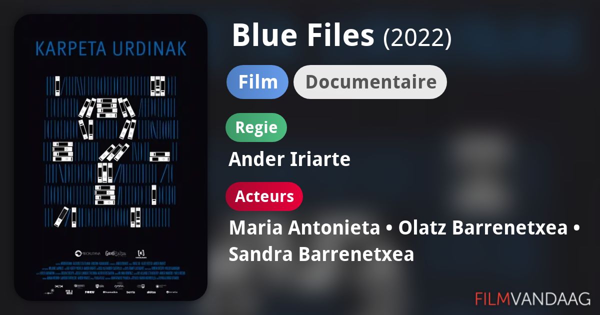 Blue Files (film, 2022) - FilmVandaag.nl