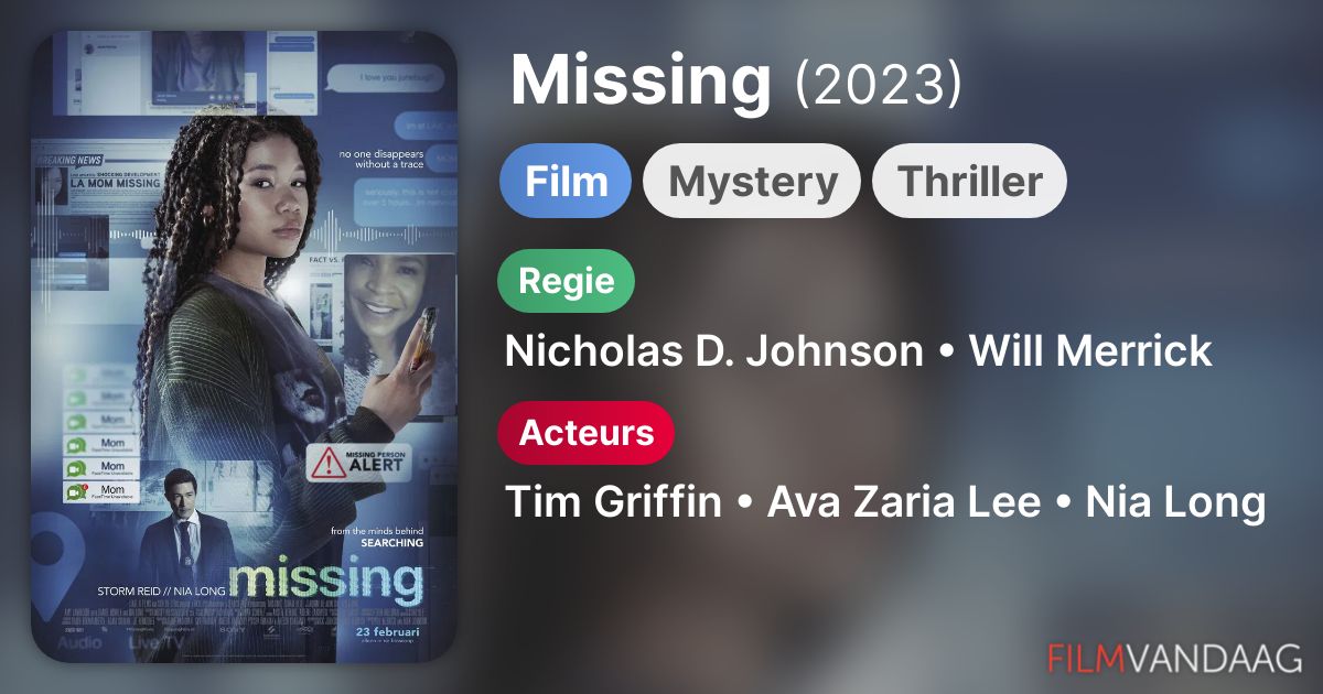 Missing (film, 2023) - FilmVandaag.nl