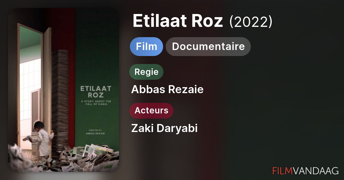 Etilaat Roz (film, 2022) - FilmVandaag.nl