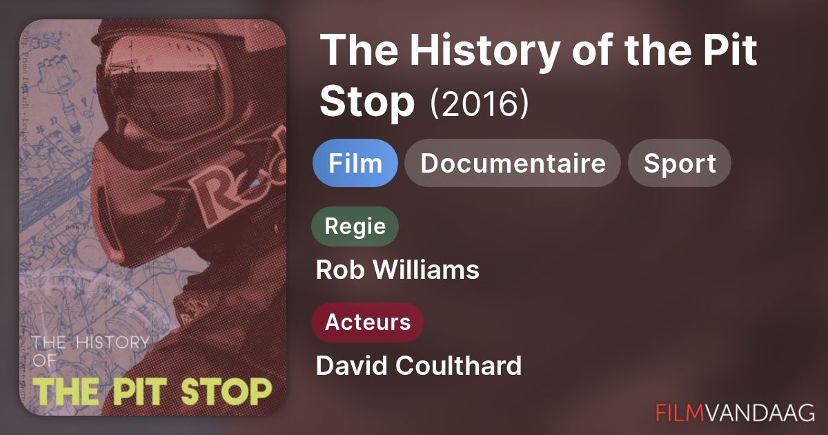 The History of the Pit Stop (film, 2016) - FilmVandaag.nl