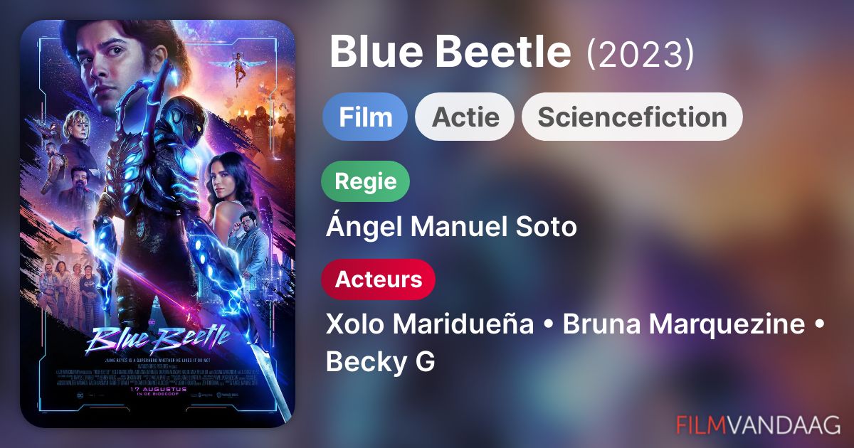 Blue Beetle (film, 2023) kopen op dvd of blu-ray - FilmVandaag.nl