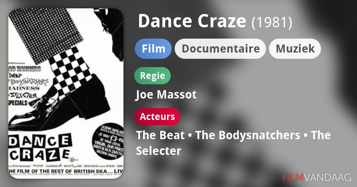 Dance Craze (film, 1981) - FilmVandaag.nl