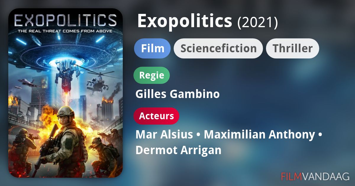 Exopolitics (film, 2021) - FilmVandaag.nl
