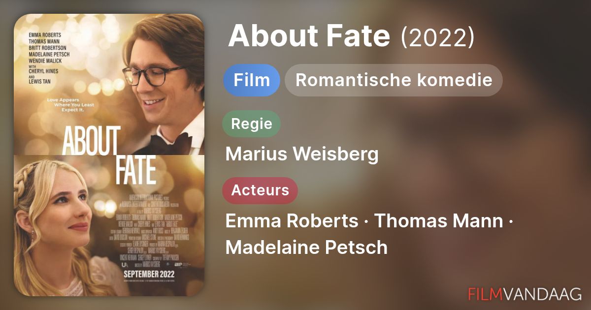 About Fate (film, 2022) - FilmVandaag.nl